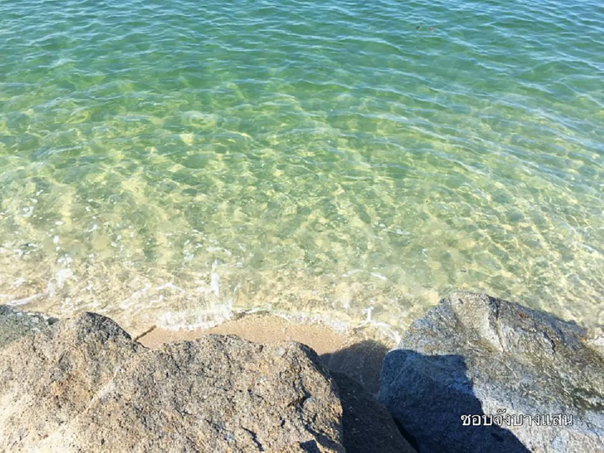 มันดีต่อใจเสียจริง!!! เปิดภาพล่าสุดของทะเลบางแสน น้ำใสเหมือนกระจก ชาว ...