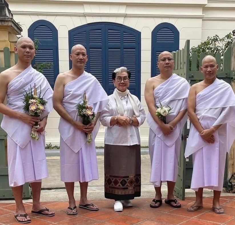 นักแสดงรุ่นใหญ่ อู๋ ธนากร เข้าพิธีอุปสมบทอย่างเรียบง่าย คนบันเทิงแห่เมนต์