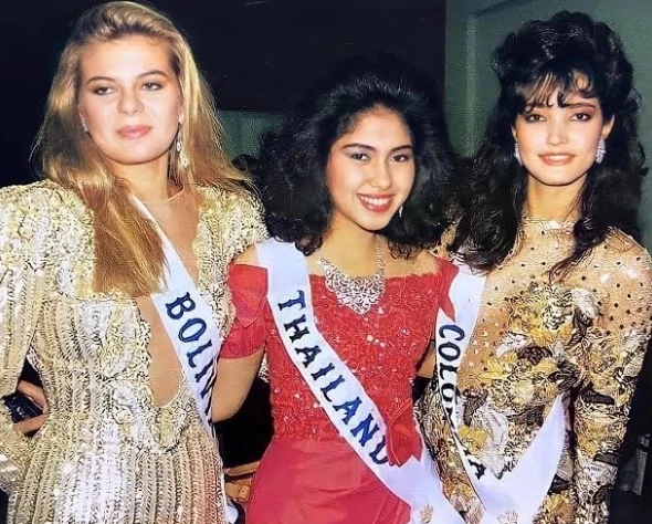 ย้อนภาพ "เอ้ ชุติมา" สมัยเป็นตัวแทนสาวไทย ไปประกวด Miss Universe 1987